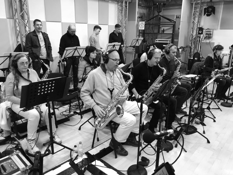 Auf ins Studio – Big Band der Feuerwehr Schwelm